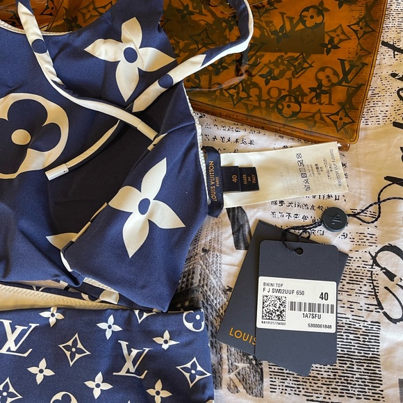 Louis Vuitton | Swim | Louis Vuitton Two Piece Authentic Bathing Suit ...